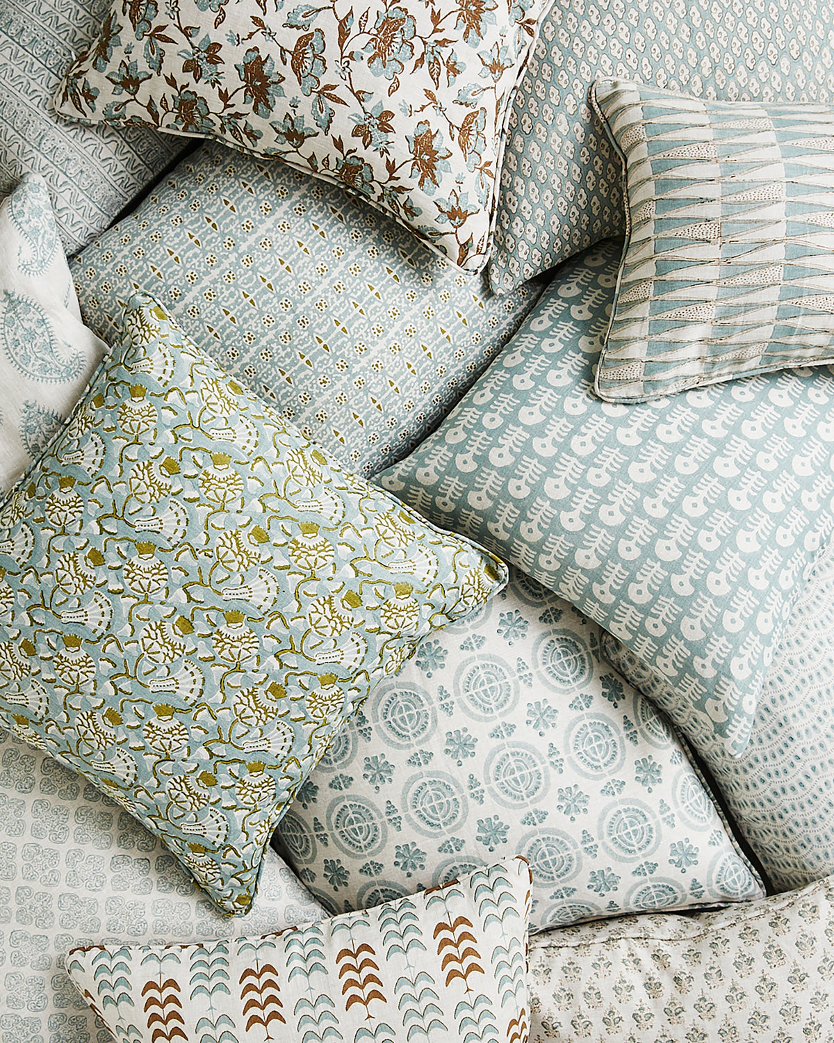 Cushions & Cushion Sets | Hand Block Printed Cushion Covers | Walter G ...