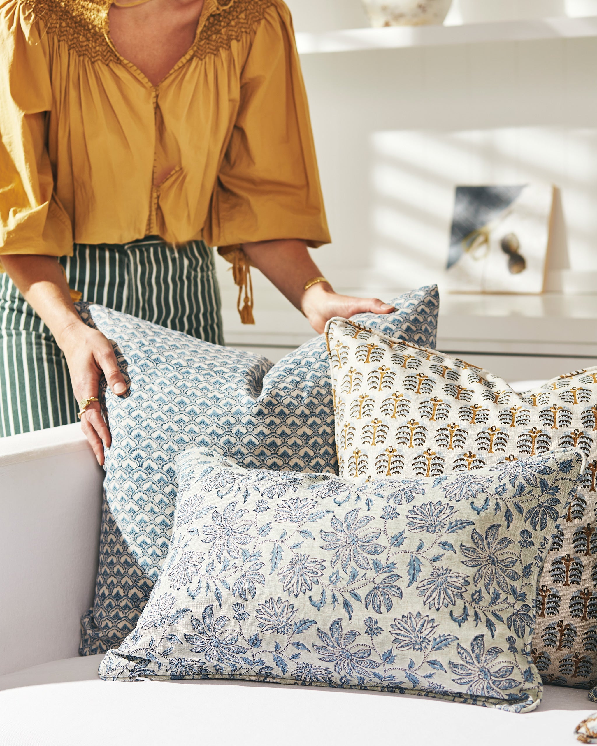 Hand Printed Fabrics, Cushions, Linen & More | Walter G
