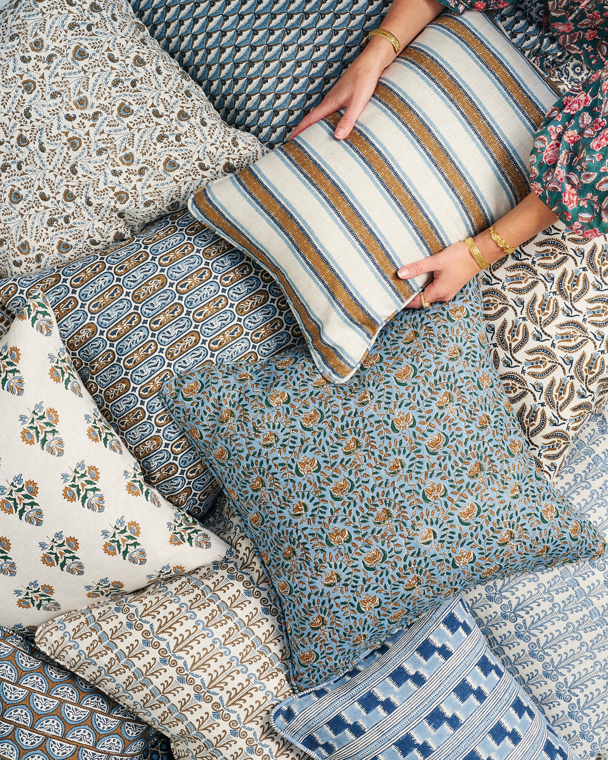 Lido Tobacco Rectangle Linen Cushion 35x55cm | Walter G – Walter G ...